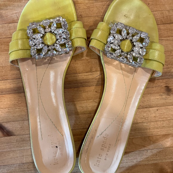kate spade | Shoes | Kate Spade Sandals With Rhinestone | Poshmark